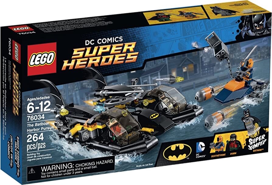 LEGO+DC+Comics+Super+Heroes%3A+Batboat+Harbour+Pursuit+%2876034%29 for ...