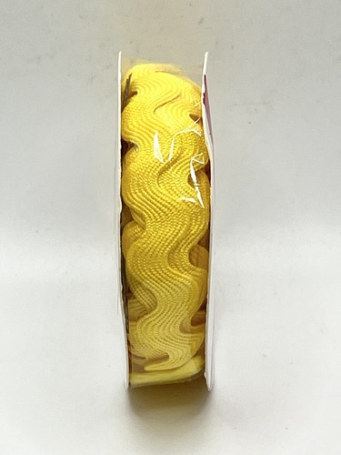 Simplicity Trim Ric Rac Yellow 5/8” x 9ft 100% Polyester NWT | eBay