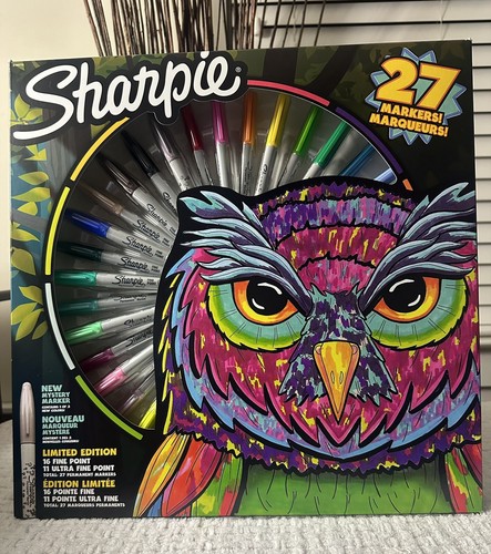 Sharpie Limited Edition Permanent Markers, Fine Point, 27 ct Owl | eBay