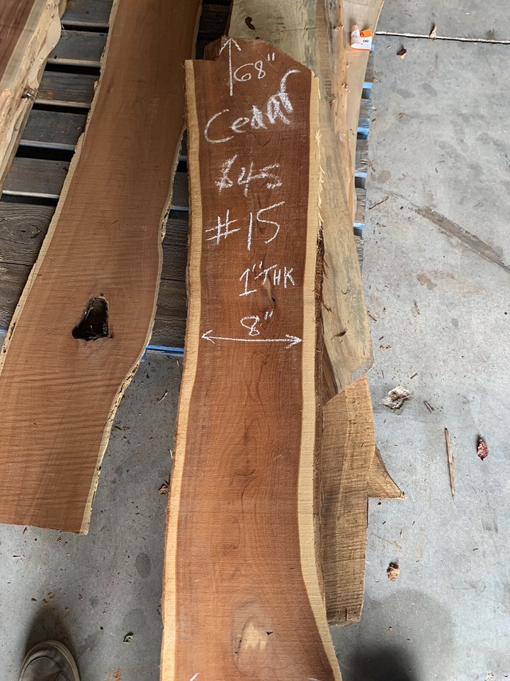 Live Edge Cedar Board #15 | eBay