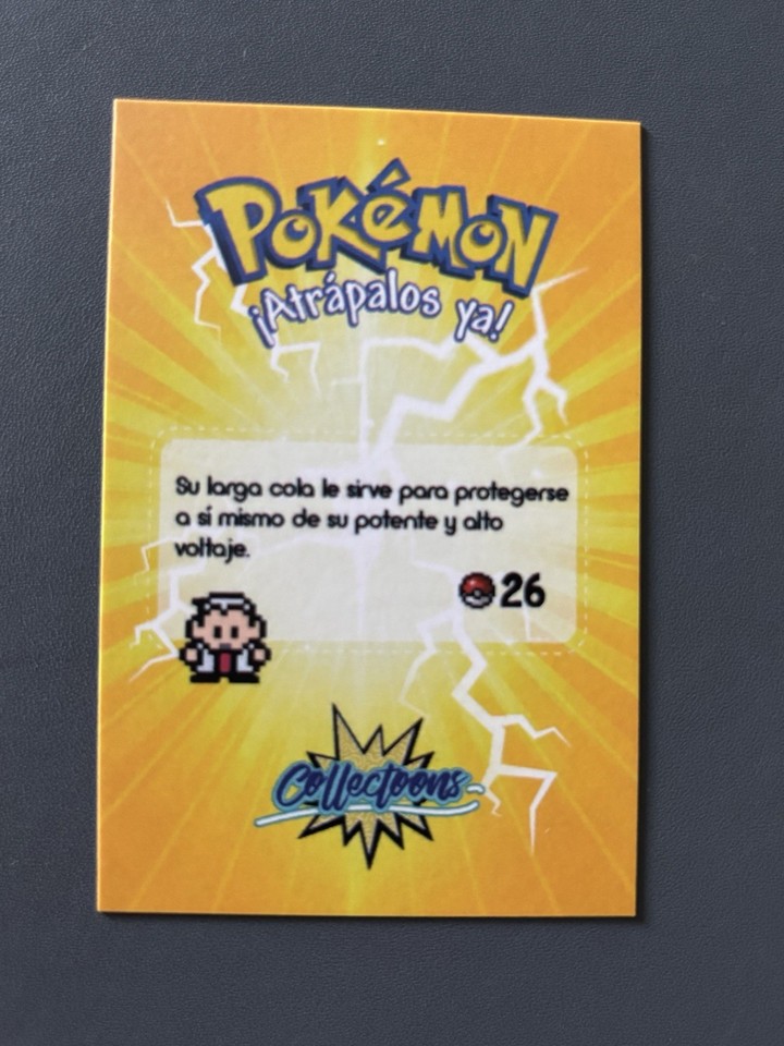 Raichu Collectoons Peru Pokemon | eBay