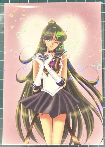 Pluto Heart Hologram Postcard Meiji Desk Calendar Sailor Moon | eBay UK