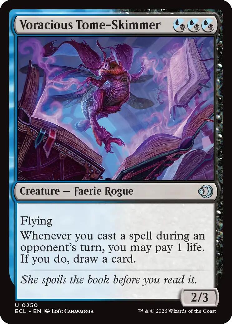 Voracious Tome-Skimmer Lorwyn Eclipsed Regular for sale online | eBay
