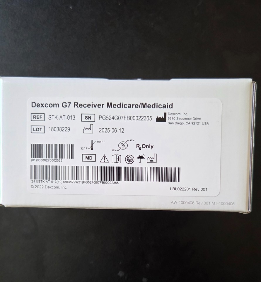 G7 CONTINUOUS GLUCOSE MONITOR RECEIVER BRAND NEW SEALED | eBay