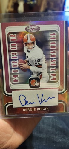 Bernie Kosar 2024 Panini Certified Bronze Mirror Signatures Autograph ...