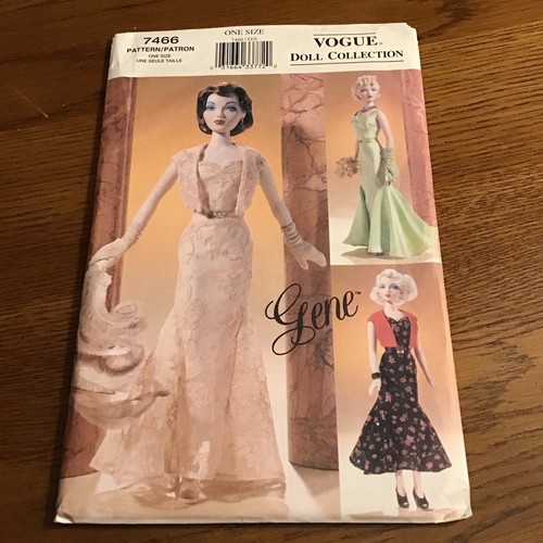 FF Uncut 1930's Gene Fashion Doll Doll's Clothes Dress Sewing Pattern ...