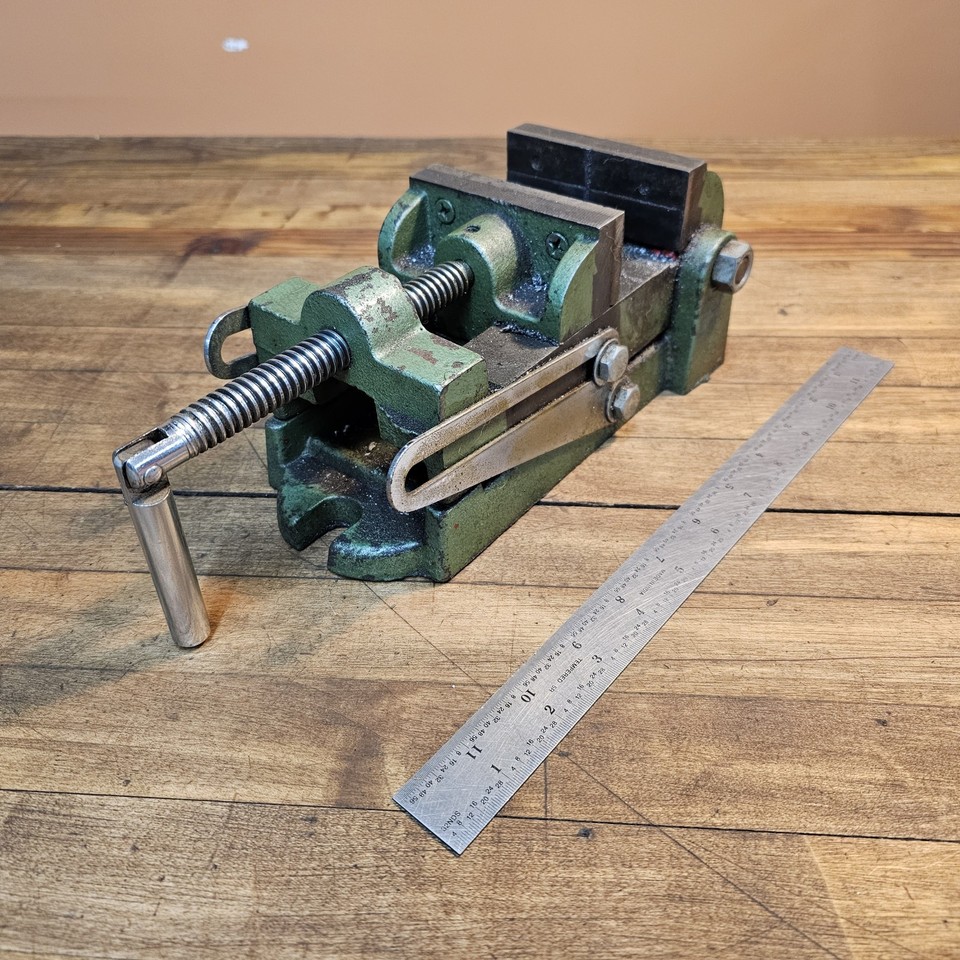 Machinist Vise 4” Heavy Duty Angle Drilling Vise Vintage Machinist ...