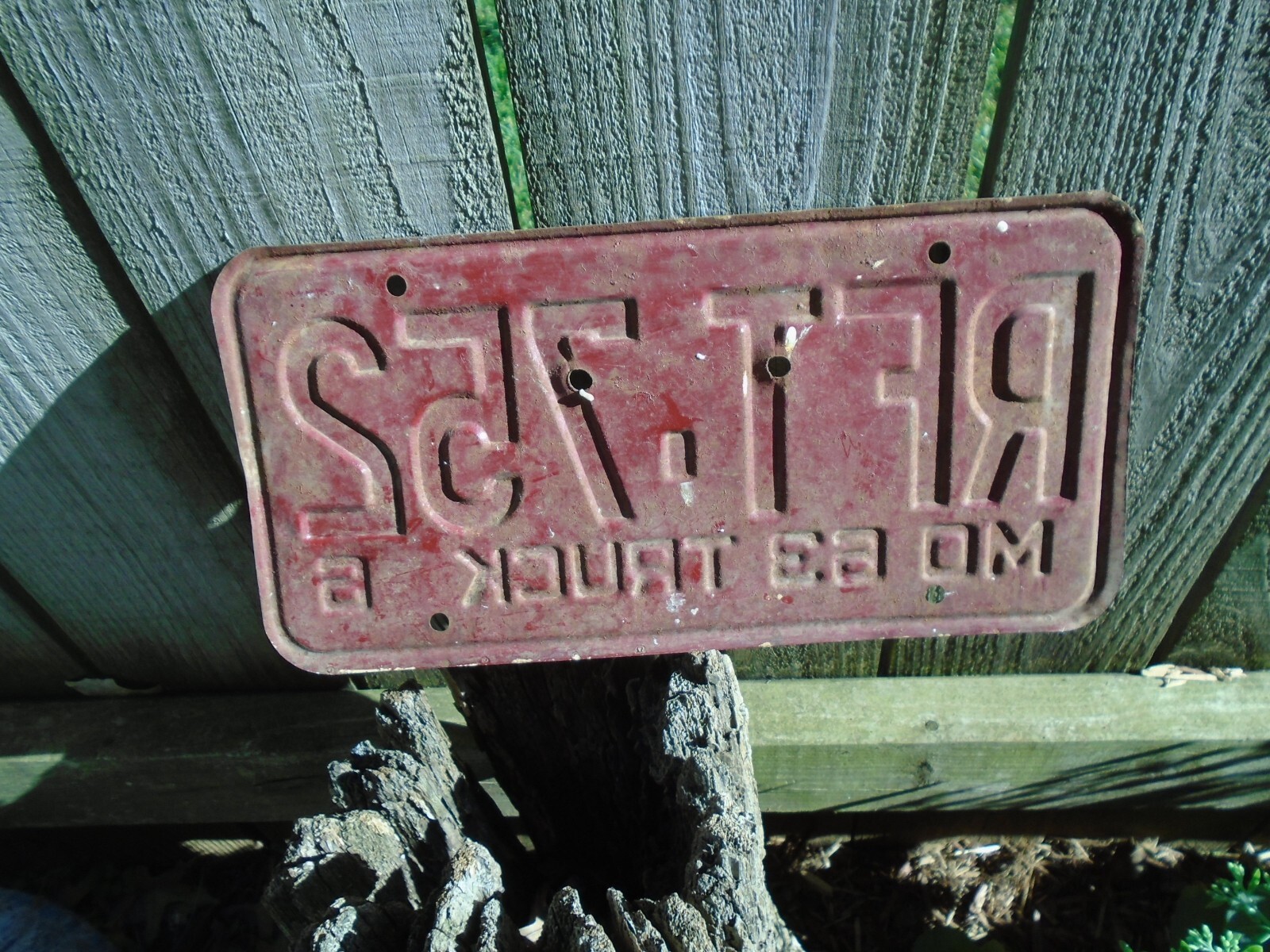1963 Missouri TRUCK License Plate # RFT-752 Tag Original | eBay