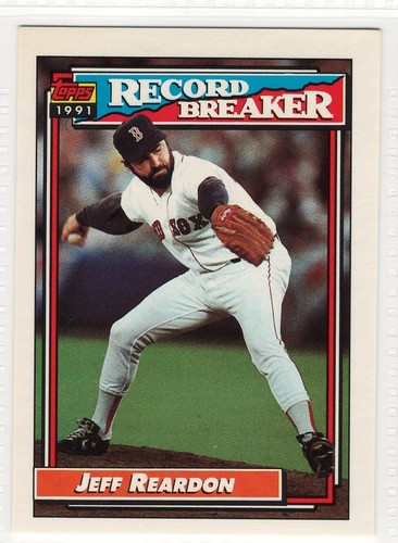Jeff Reardon 1992 Topps Baseball #3 Red Sox | eBay