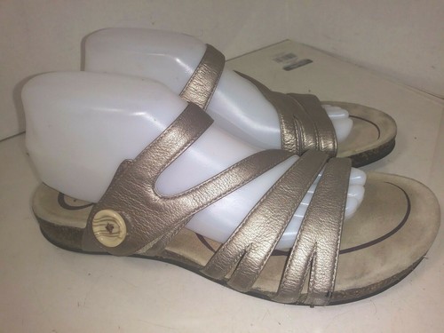 ABEO BIO SYSTEM Gold Metallic Sandals Womens Size 11 | eBay