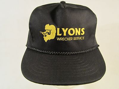 Vintage Mens Cap LYONS WRECKER SERVICE [Z88r] | eBay