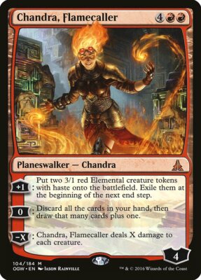 Chandra, Flamecaller Oath of the Gatewatch NM Red Mythic Rare CARD ...