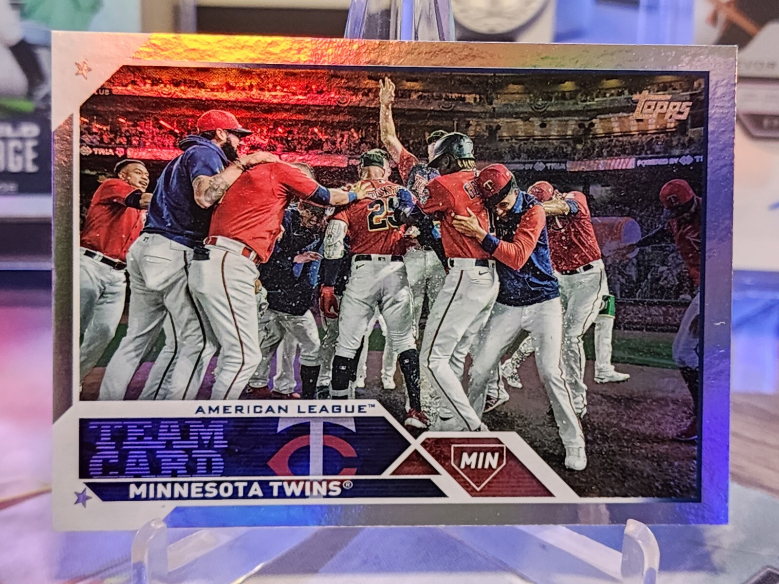 2023 Topps Series 2 Target Field Minnesota Twins Rainbow Foil Parallel ...