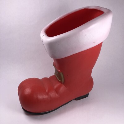Vintage 1993 Union Products Christmas Santa Clause Boot Blow Mold | eBay