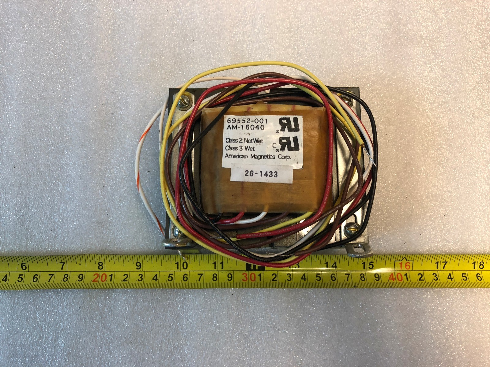 AMERICAN MAGNETICS DUAL TRANSFORMER UNIT P/N 69552-001 (AM-16040) 75VA ...