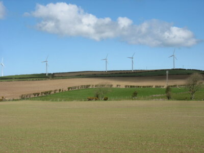 Photo 6x4 The wind farm from the Carrog farm road Cemaes c2009 | eBay UK