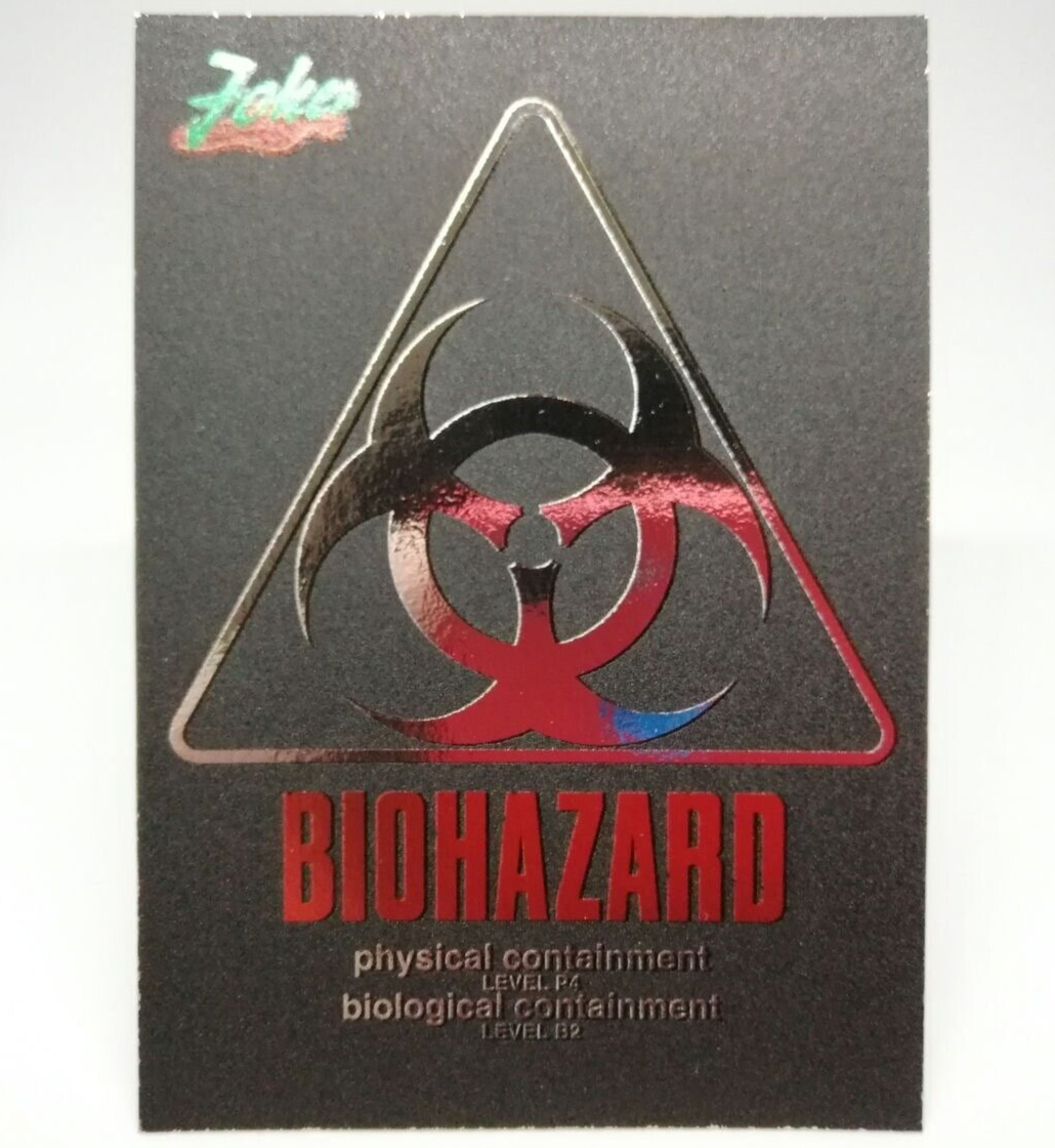 Biohazard Joker Resident Evil biohazard1＆2 PLAYING CARD ETCHIHG ...