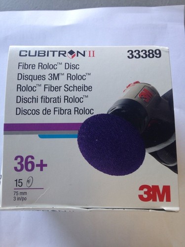 3M Cubitron II Fibre Roloc Disc, 3" 36+ Grit : 33389 | eBay
