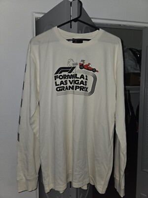 Formula 1 LVGP × Peanuts Racing L/S T-shirt Ivory - Size Large - SOLD ...