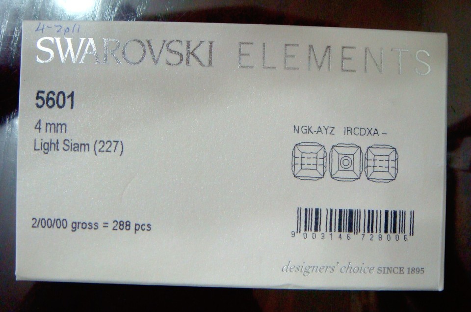 SWAROVSKI CRYSTAL ELEMENT #5601 CUBE SPACER BEAD ~ Many Color & Size | eBay