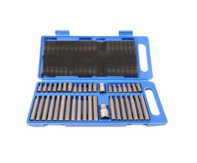 Draper TX-STAR Hexagon Torx & Spline Mechanic's Bit Set 40pcs Hardened ...