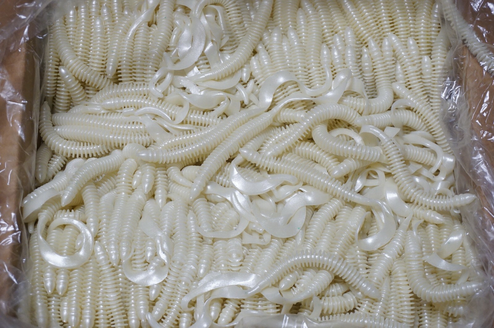 40 - 7" Soft Plastic Bass Fishing Ring Worms - Variety of Colors to ...