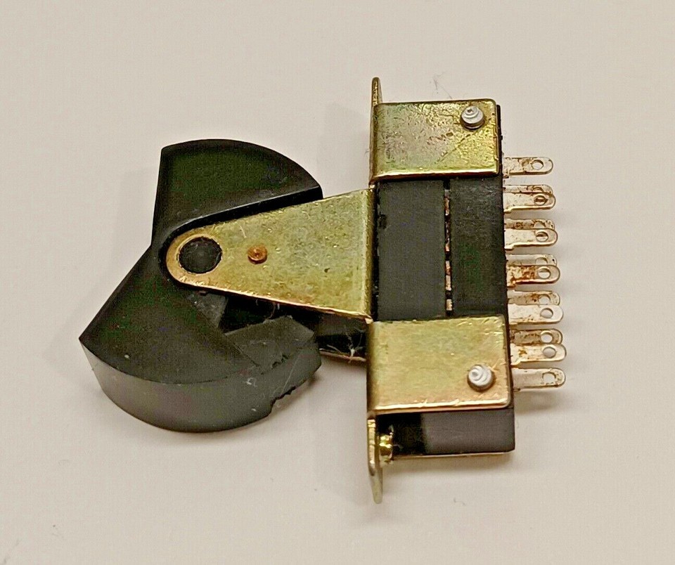 Alps 4PDT Black Rocker Switch: Police Scanner, CB Radio, Stereo, DIY ...