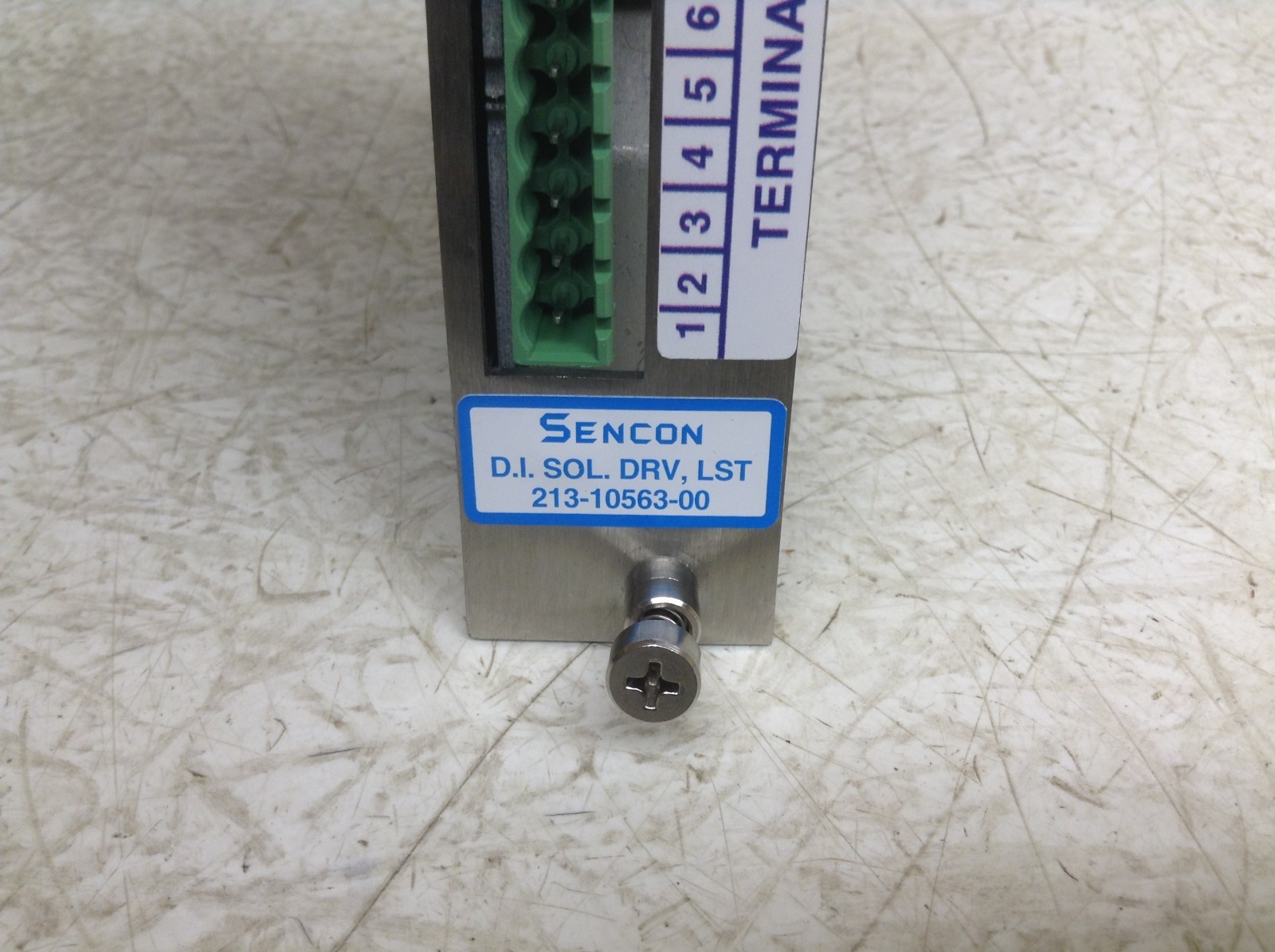 Sencon 213-10563-00 D.I. Sol. Drv. LST 131056300 011526-031 MFG0011587 ...