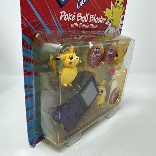 Pokemon Poke Ball Blaster with Battle Discs Pikachu NEW Toy Vintage ...