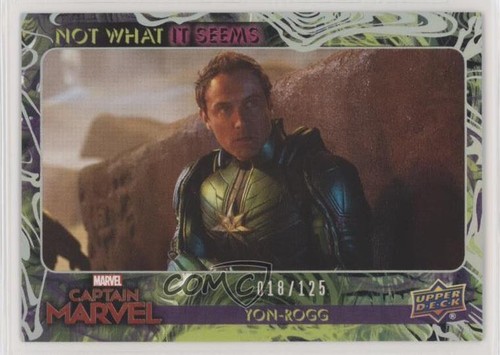 2020 Marvel Avengers Endgame & Captain Silver Spectrum 18/125 Yon-Rogg ...