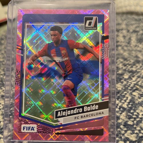 Alejandro Balde 2023-24 Panini Donruss FIFA Pink Diamond /25 Barcelona ...