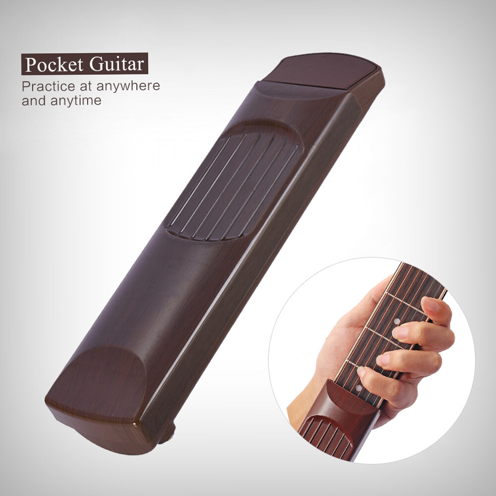 Pocket Acoustic Guitar Practice Tool Gadget Chord Trainer 4 Fret I7C0 ...