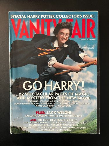 VANITY FAIR October 2001 Harry Potter Daniel Radcliffe Magazine Fashion ...