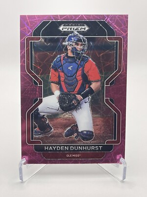 Hayden Dunhurst 2022 Panini Prizm Draft Picks Pink PDP175 Ole Miss (RC ...