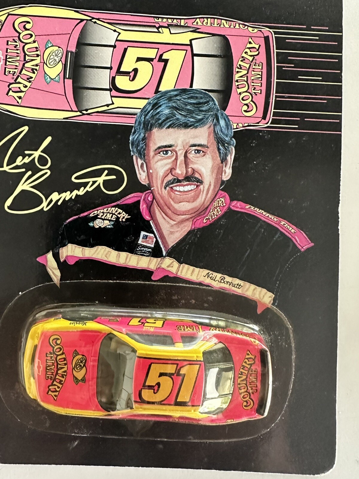 Vintage NASCAR Neil Bonnet #51 & Alan Kulwicki #7 Lot Of 2 Die cast 1: ...