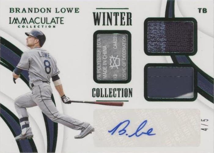 2019 Panini Immaculate Collection - Winter Collection Brandon Lowe #WC ...