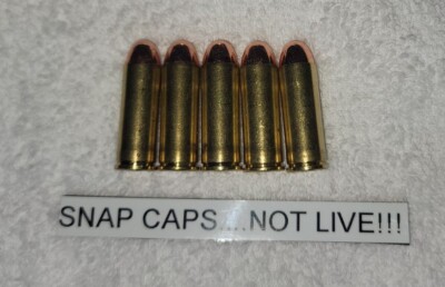 READ AD! 5-PC 45 Long Colt 45LC 45 LC real weight THESE ARE SNAP CAPS ...