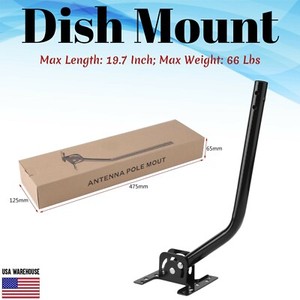 Adjustable J Pole Mount For Outdoor HDTV DirectTV Satellite Dish ...