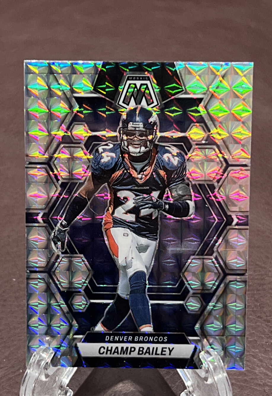 2023 Panini Mosaic - CHAMP BAILEY *Silver Mosaic Prizm!* Broncos 🔥 | eBay