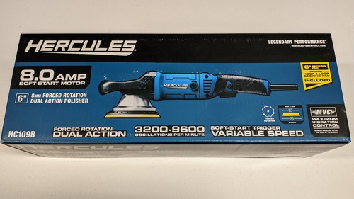 HERCULES 59561 8-Amp 6” Forced Rotation Dual-Action Polisher HC109B ...