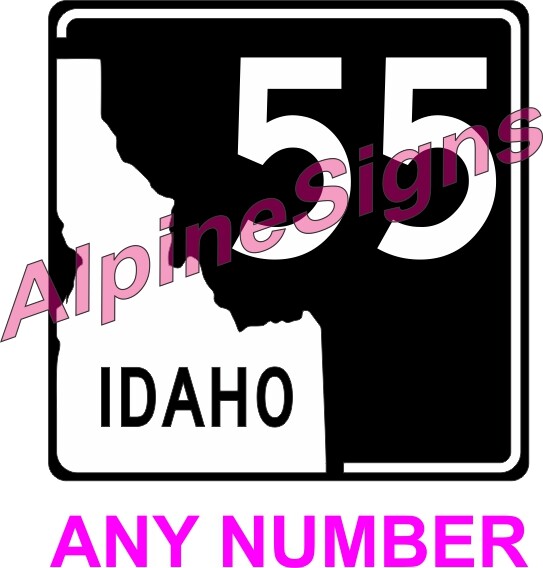 Idaho State Route Interstate Highway Sign ANY NUMBER - 12"x12" | eBay
