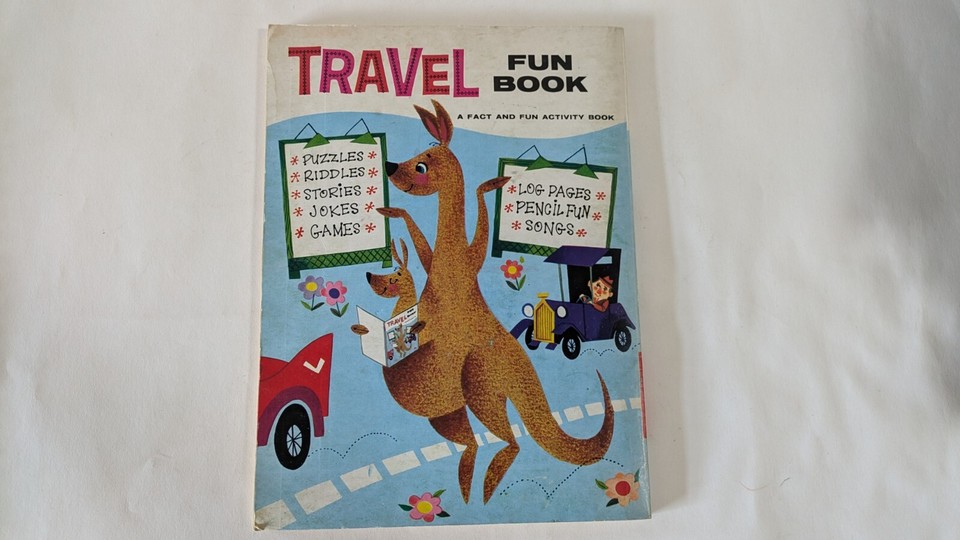 vintage activity book travel fun book a fact and fun activity book | eBay