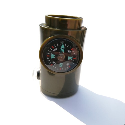 7 in 1 Military Emergency Whistle Kit SOS Survival Compass LED Light ...