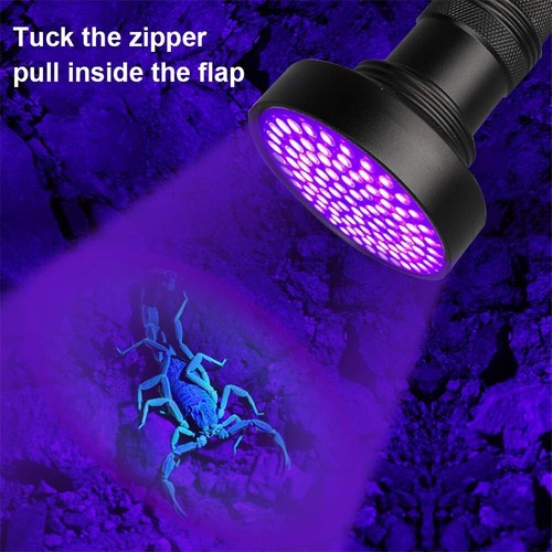 UV Ultraviolet Light 100 LED Flashlight BlackLight 395nM Inspection ...