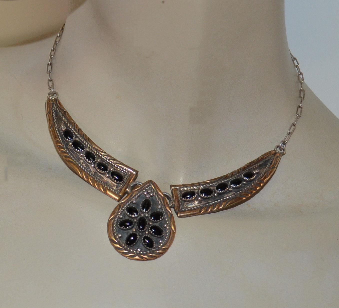 L. SHEKA NATIVE AMERICAN NAVAJO STERLING SILVER & ON… - Gem