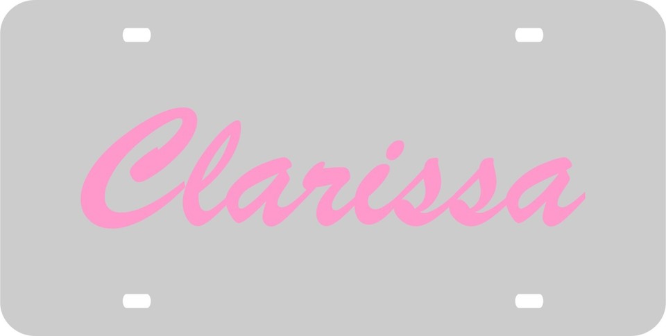 CUSTOM MIRROR LICENSE PLATE LASER CUT ACRYLIC LOGO BRAND TRADEMARK ...