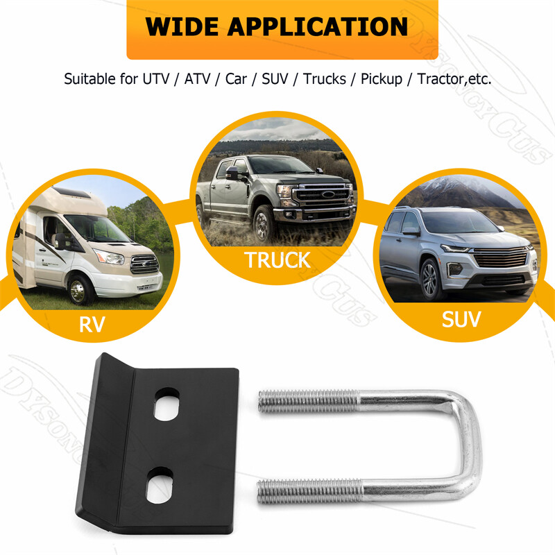 2Pack 2" Hitch Tightener Stabilizer Anti Rattle Tow Clamp Trailer Lock ...