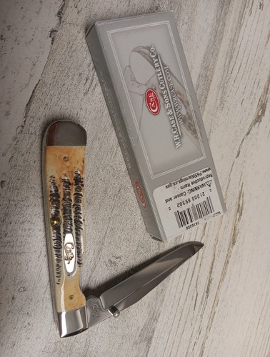 Case XX 6.5154L SS Trapperlock Bone Stag Knife | eBay