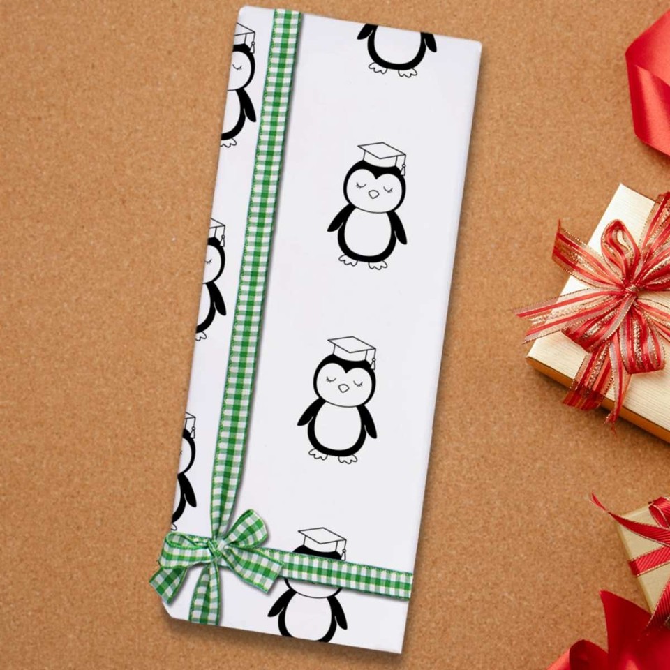 'Graduation Penguin' Gift Wrap / Wrapping Paper / Gift Tags (GI054419 ...