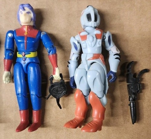 Robotech Vintage 1985 Lot of 8 Action Figures with Weapons, Helmets ...